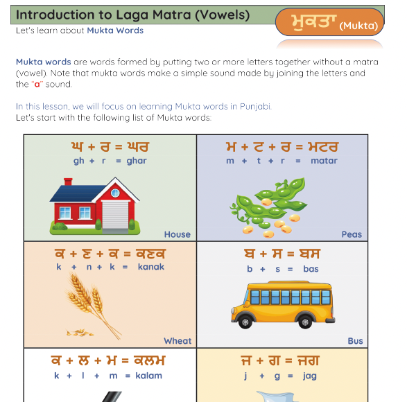 Unlocking Laga Matra for Young Readers - PunjabiKidz